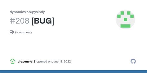 [bug] · Issue 208 · Dynamicslab Pysindy · Github