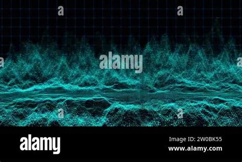 4k Abstract Dark Table Grid Background With Moving Loop And Flicker Particles Motion Graphic