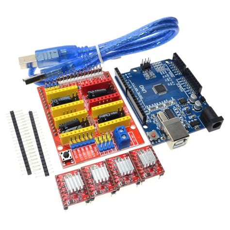Zestaw Cnc Arduino Uno Shield Sterowniki A4988 7123696627 Oficjalne