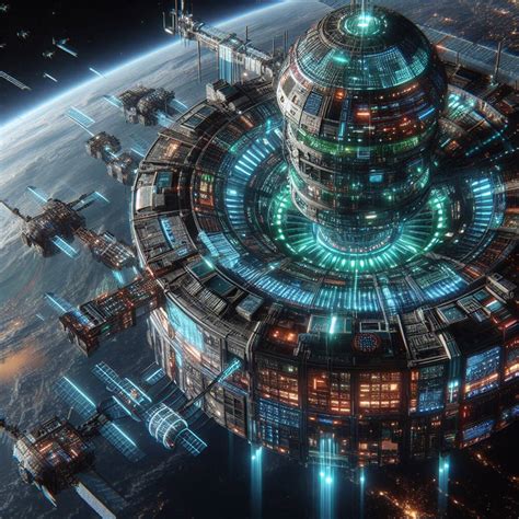Estacion Espacial Cyberpunk By Luxymxia On Deviantart