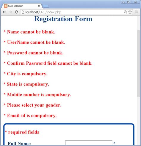 Php Form