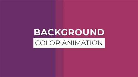Css Background Color Animation Css Background Animation Effects Youtube