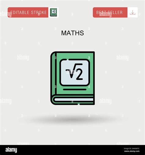Maths Simple Vector Icon Stock Vector Image And Art Alamy