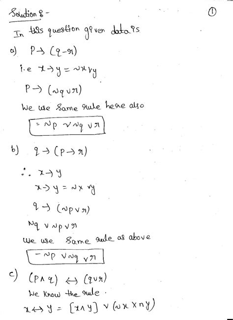 Solved 3 16 Marks Here Is A List Of Five Propositional Forms And