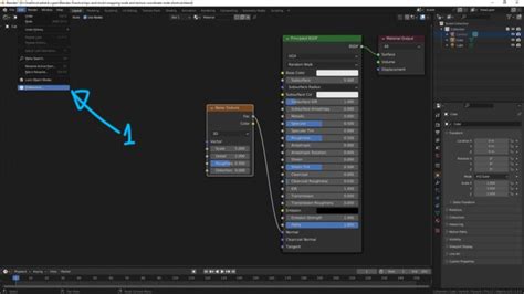 blender shortcut for adding mapping node and texture coordinate node