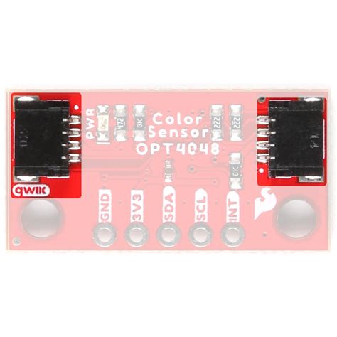 Hardware Overview SparkFun Tristimulus Color Sensor OPT4048DTSR
