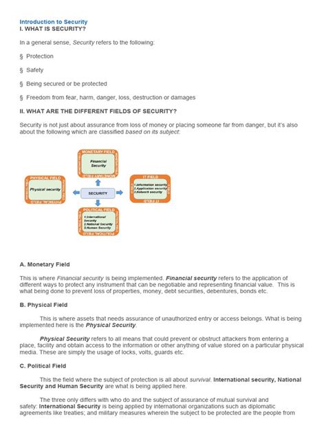 Module 1 Introduction To Security Pdf Information Security Securities