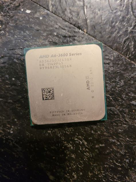AMD A6-3600 CPU A6-Series AD3600OJZ43GX 2.1 GHz 4M Socket FM1 Processor ...