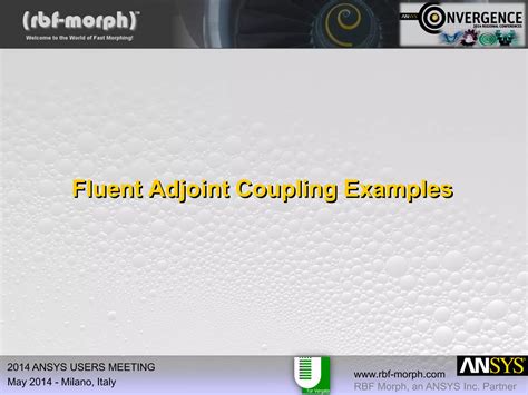 How To Boost Ansys Fluent Adjoint Using Rbf Morph Software Ppt