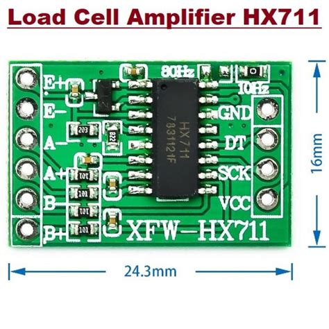 Load Cell Amplifier HX711 HX 711 Weighing Transducer Sensor 24 Bit AD Module With Header Pin