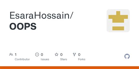 Github Esarahossainoops