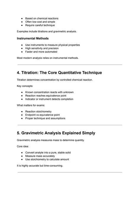 Solution Analytical Chemistry Focuses On Identifying Measuring And