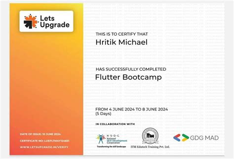 Hritik Michael On Linkedin Flutter