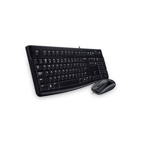 Kit Teclado E Mouse Com Fio Logitech Mk120 Usb Preto Black Friday Vale Pix Casas Bahia