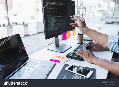 Writing Codes Typing Data Code Technology Stock Photo Shutterstock
