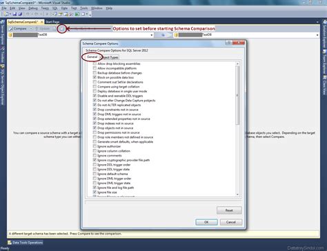 Ssdt Schema Comparison In Sql Server Using Sql Server Data Tools