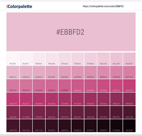 Pantone 2036 Cp Color Hex Color Code Ebbfd2 Information Hex Rgb Pantone Artofit