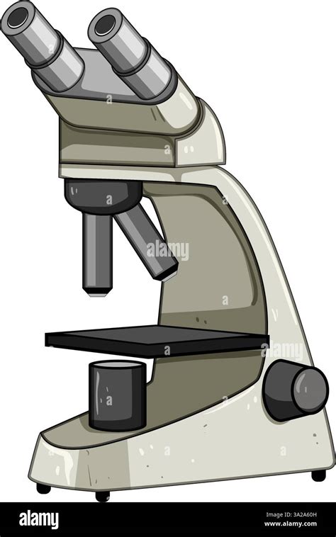 Objective Microscope Cartoon Vector Illustration Stock Vector Image And Art Alamy