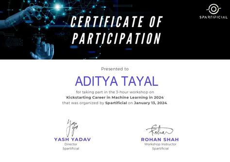 Aditya Tayal On Linkedin Im Happy To Share That Ive Obtained A Kickstart In Machine Learning