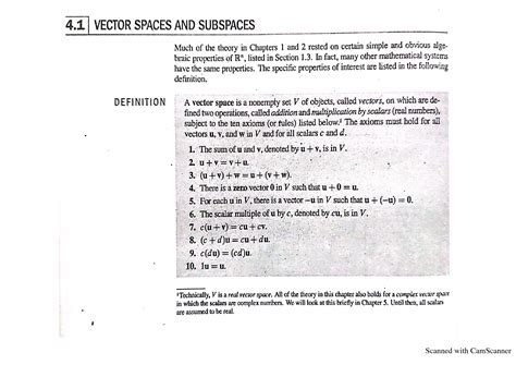 Solution Vector Spcaes And Subspaces Linear Algebra With Practice