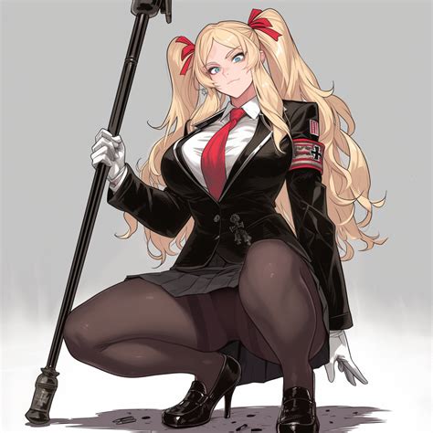 Rule 34 Ai Generated Blonde Hair Mace Pantyhose White Gloves 9565290