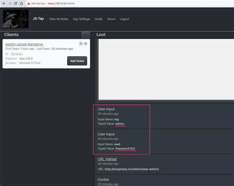 Js Tap Javascript Payload And Supporting Software To Be Used As Xss