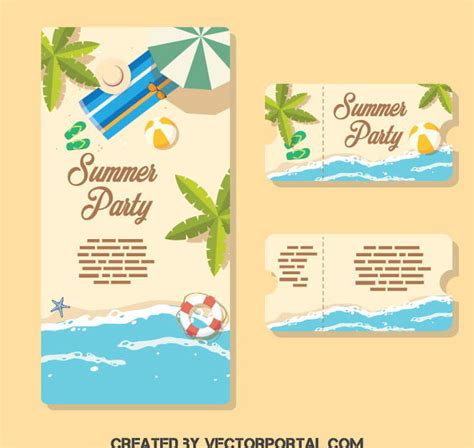 여름 방학 포스터 Eps Ai Uidownload