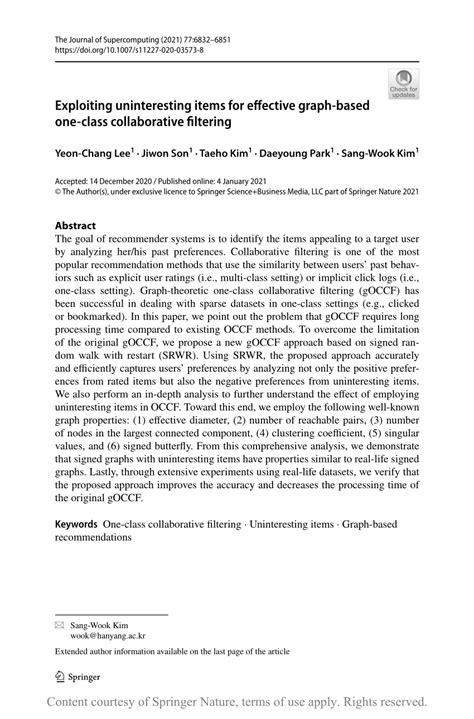 Exploiting Uninteresting Items For Effective Graph Based One Class