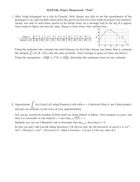 Paper 5 Practice HW Questions MAT 126 SBU Studocu