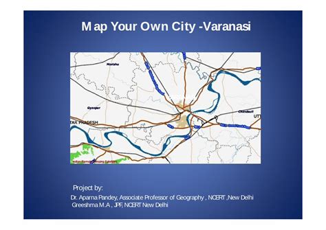 Pdf Map Your Own City Varanasi Bhuvan · Identify Neighbouring Districts Of Varanasi Write