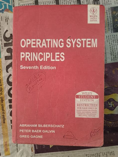 Operating System Principles Sold Hostel Bucket