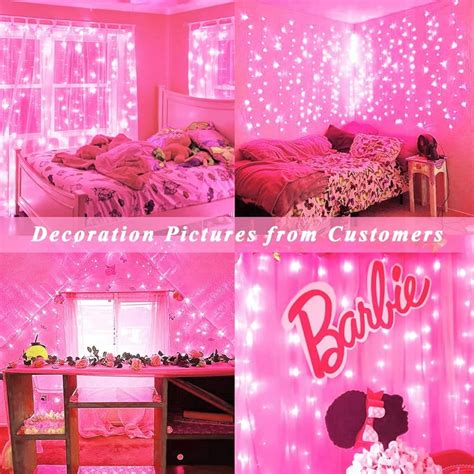 Pink Bedroom Fairy Lights Pointerteck String Lights Heart Shaped Lamp