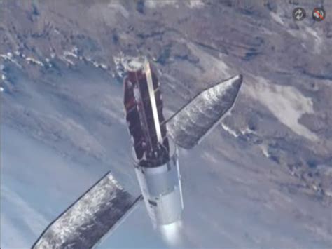 Esa Rockot Fairing Opens Three Minutes After Launch