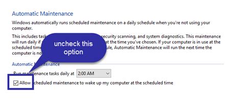 How To Disable Automatic Maintenance Mode In Windows