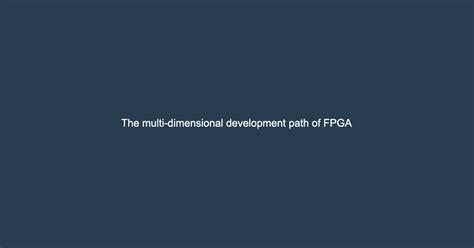 The Multi Dimensional Development Path Of Fpga Haoxinsheng｜leading