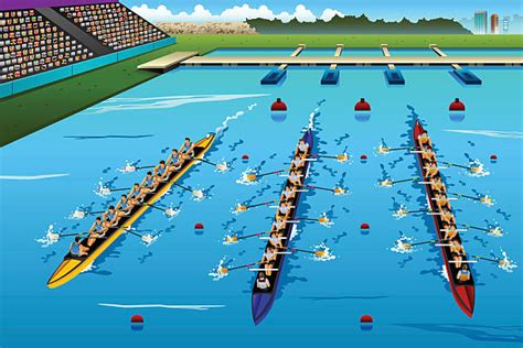 Rowing Clip Art Vector Images And Illustrations Istock