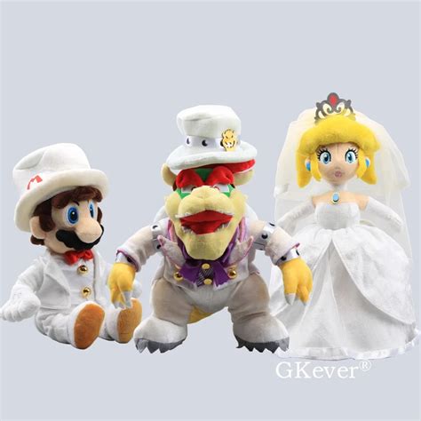 23 36 см фигурка Марио плюшевая кукла милый Марио Боузер Купа жених Марио невеста персик