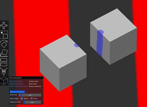 Hide Seam In Connecting Faces Of Different Material Parts Issue Supermerill