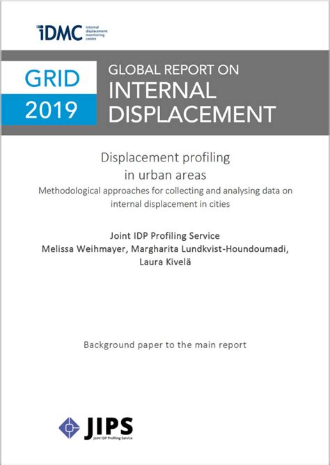 Idmc Global Report On Internal Displacement Grid 2019 Background Paper On Urban Profiling