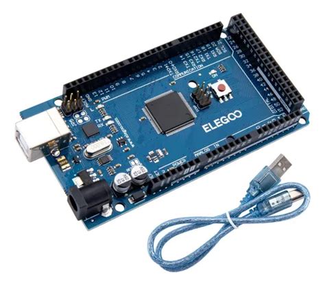 Placa De Desarrollo Elegoo Mega R3 Atmega 2560 Con Cable Usb Cuotas sin interés