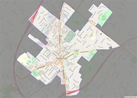 Map Of Doylestown Borough Pennsylvania Thong Thai Real