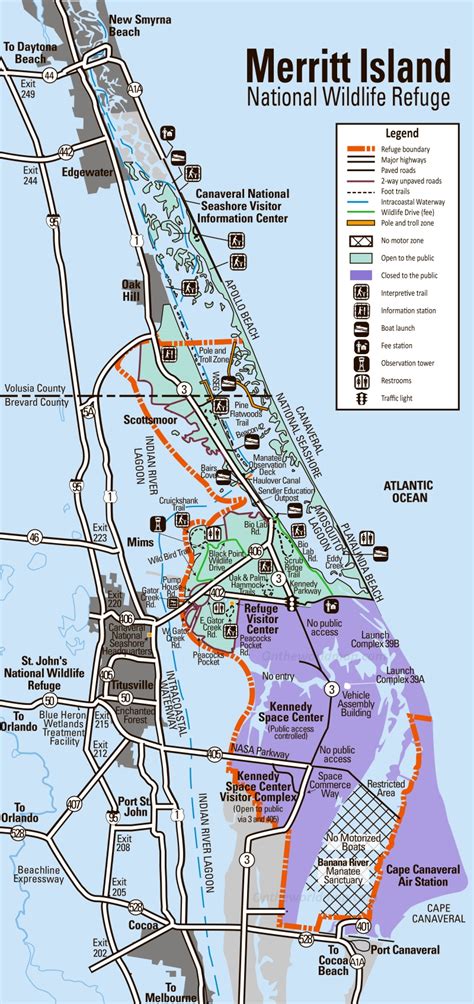 Cani Merritt Island Florida Map Cape Merritt Island Map Etsy