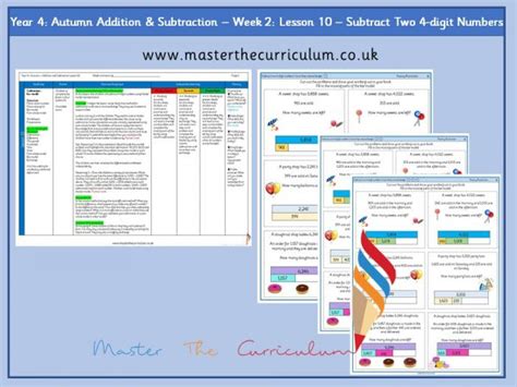 Year Addition And Subtraction Lesson Subtract Two Digit Numbers More Than One