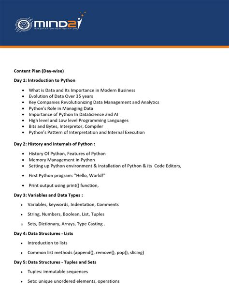 pythonfullstack contentplan daywise 1 pdf python programming language control flow