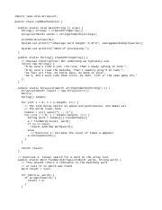 Lab6Ex2Solution Java Import Java Util ArrayList Public Class