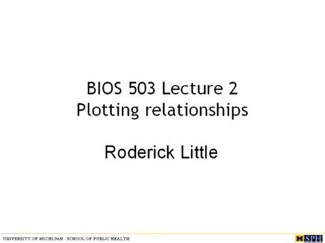 plotting relationships 1