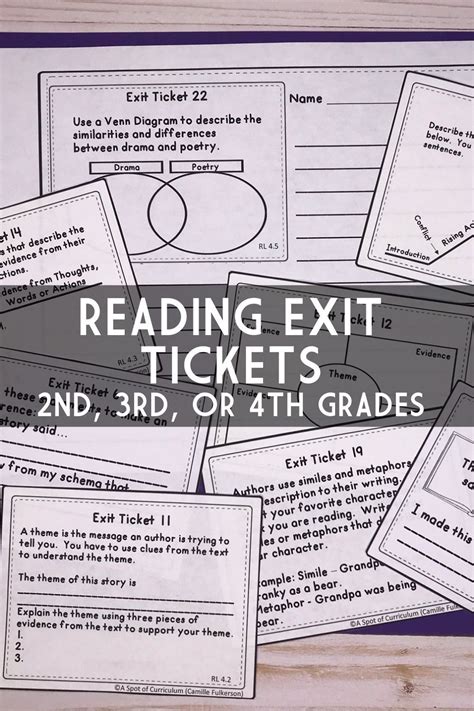Reading Exit Tickets