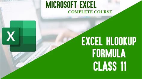 microsoft excel hindi urdu tutorials how to us h lookup formula in excel class 11 technical buddy