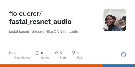 Github Floleuererfastairesnetaudio Fastai Based 1d Resnet Like Cnn For Audio