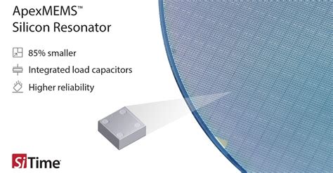 Sitime Launches Silicon Mems Based Mhz Resonators For Mobile And Iot Markets